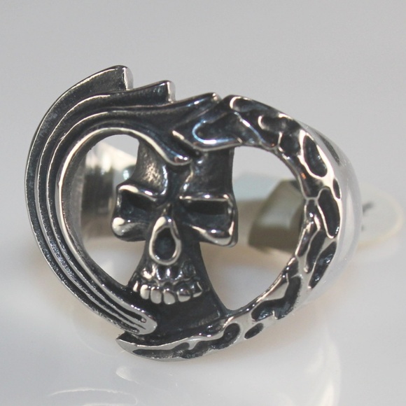 Accessories | Vintage Gothic Stainless Steel Demon Skull Ring | Poshmark